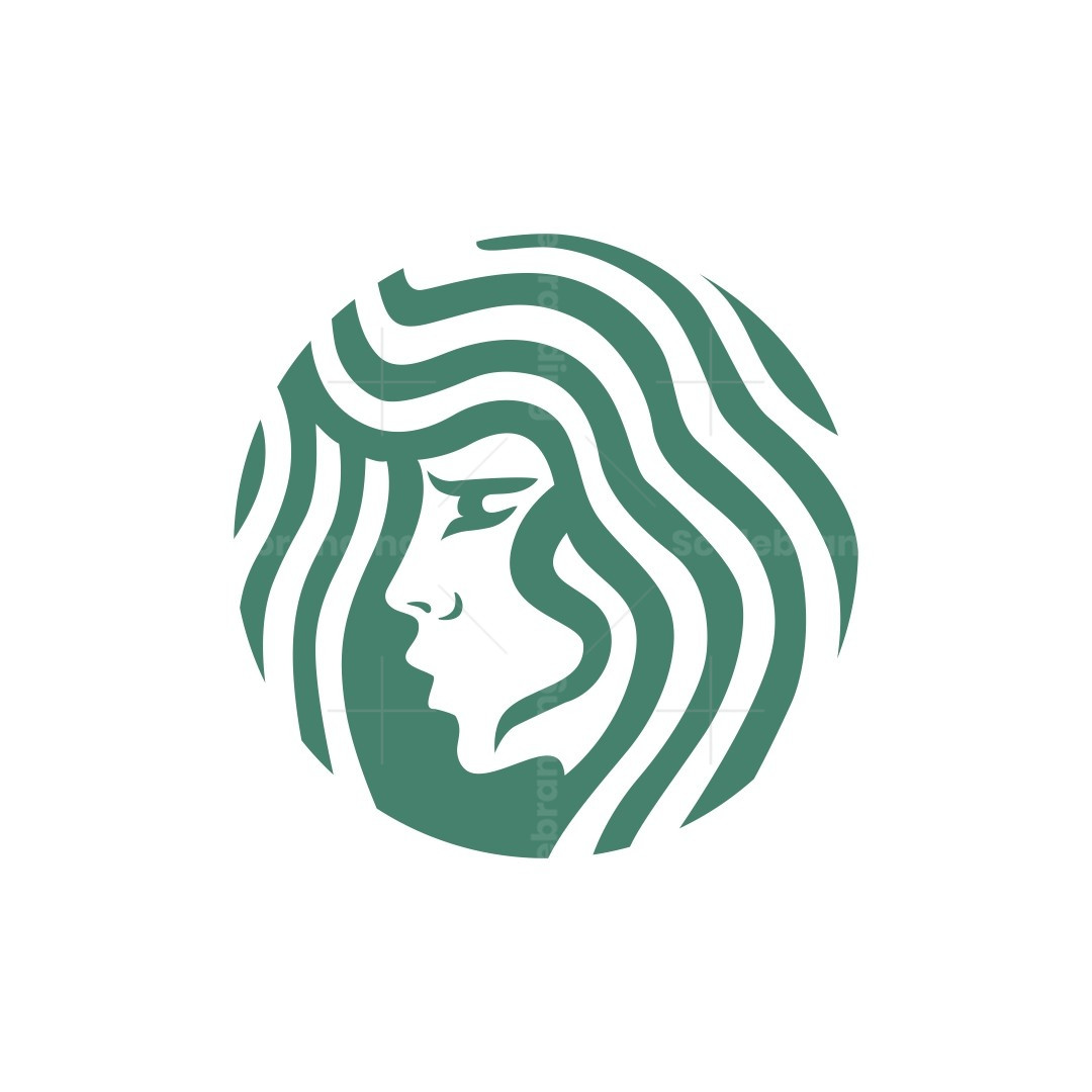 Circle Beauty Curly Hair Woman Logo | Scalebranding