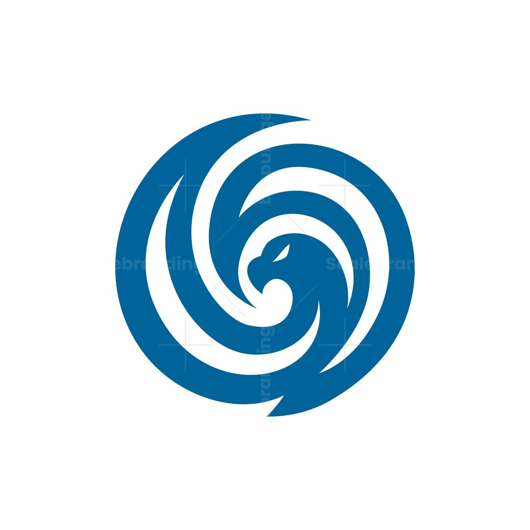Circle Eagle Hurricane Logo | Scalebranding