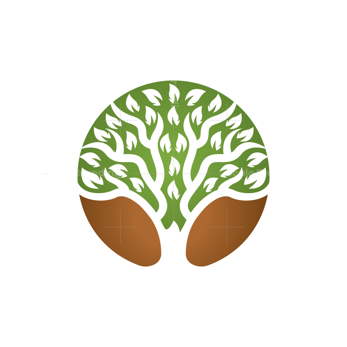 Circle Tree Logo Nature Green Tree Logo | Scalebranding