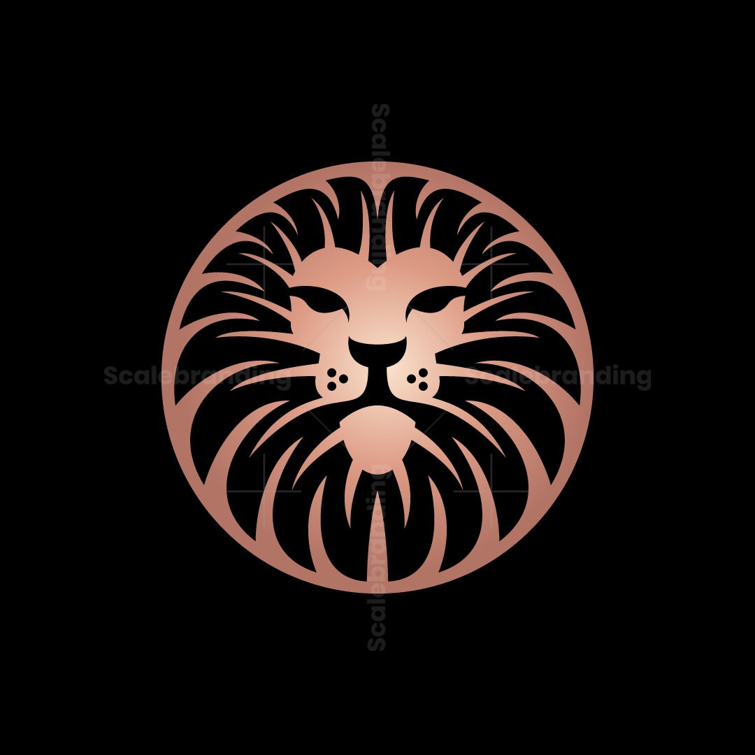 Circular Lion Head Logo | Scalebranding