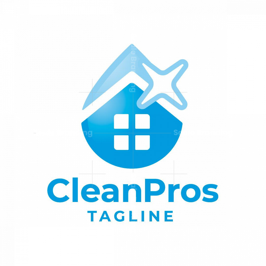 Clean Pros Janitorial Services Logo | Scalebranding