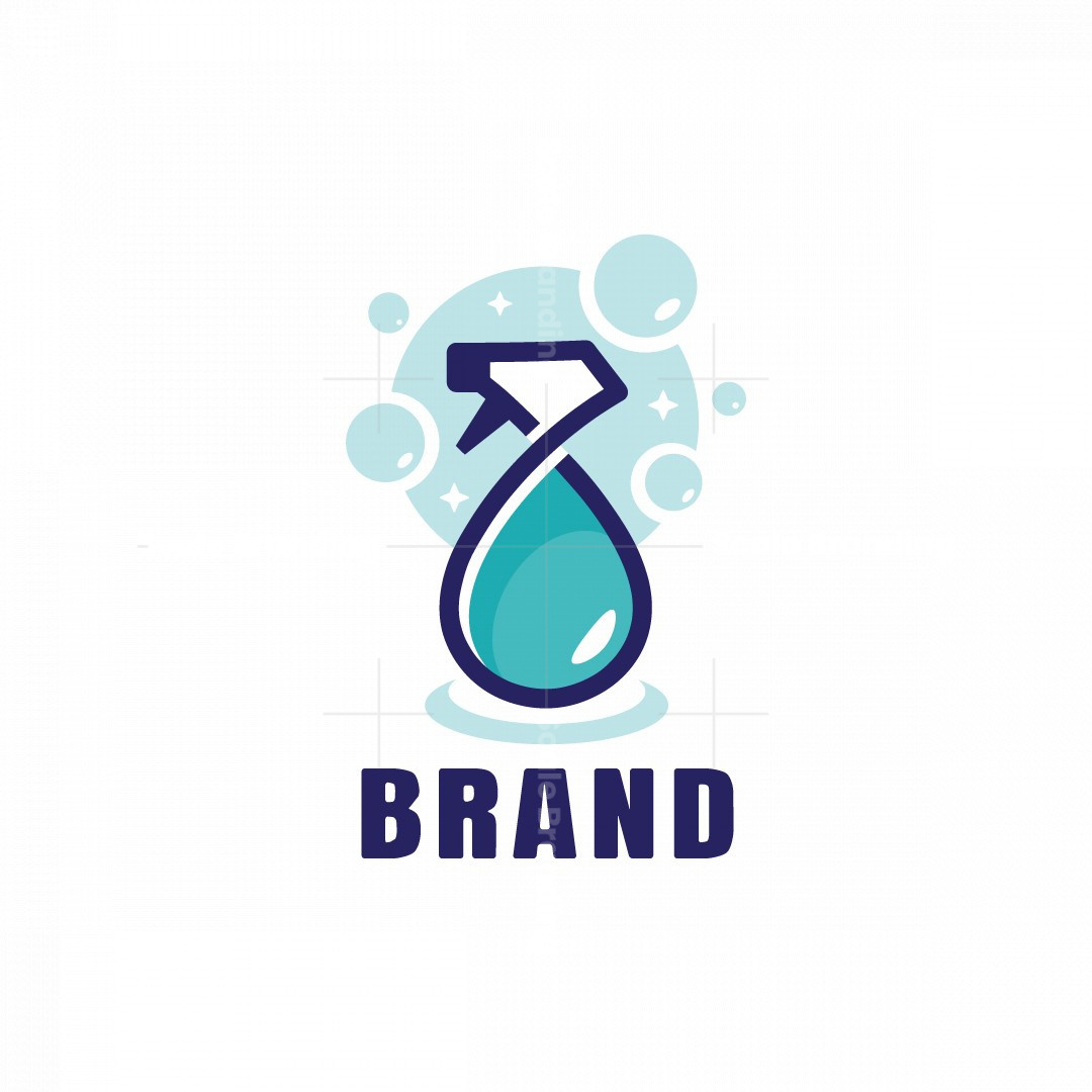 Cleaning Spray Logo | Scalebranding