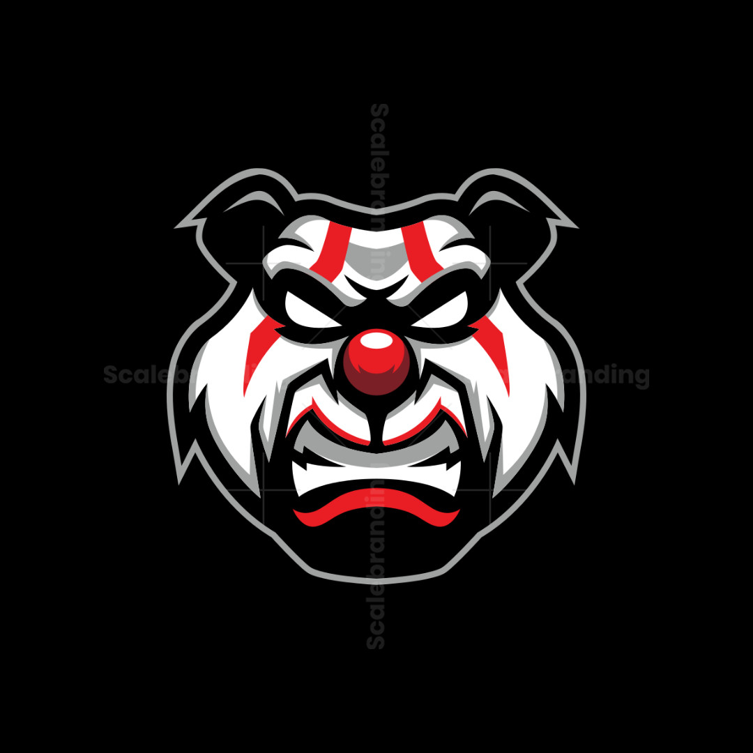 Clown Panda Mascot Logo | Scalebranding