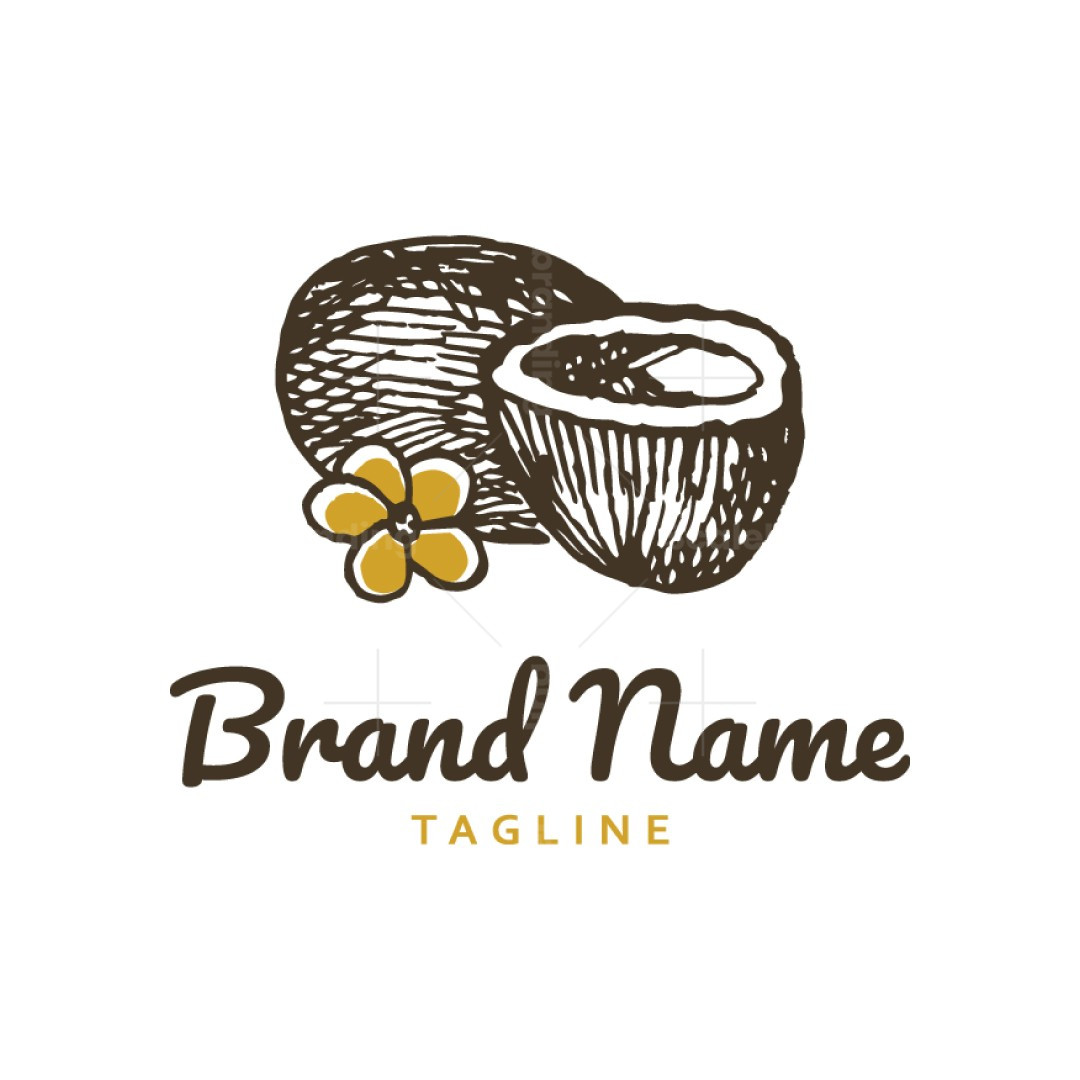 Coconut Flower Logo | Scalebranding