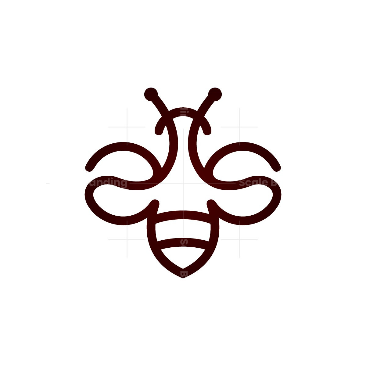 Coffee Bean Bee logo | Scalebranding
