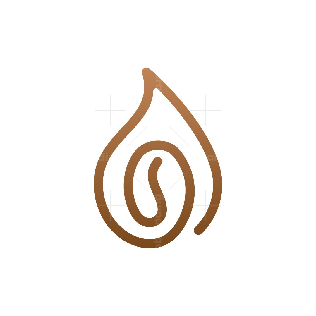 coffee bean drop drip logo | Scalebranding