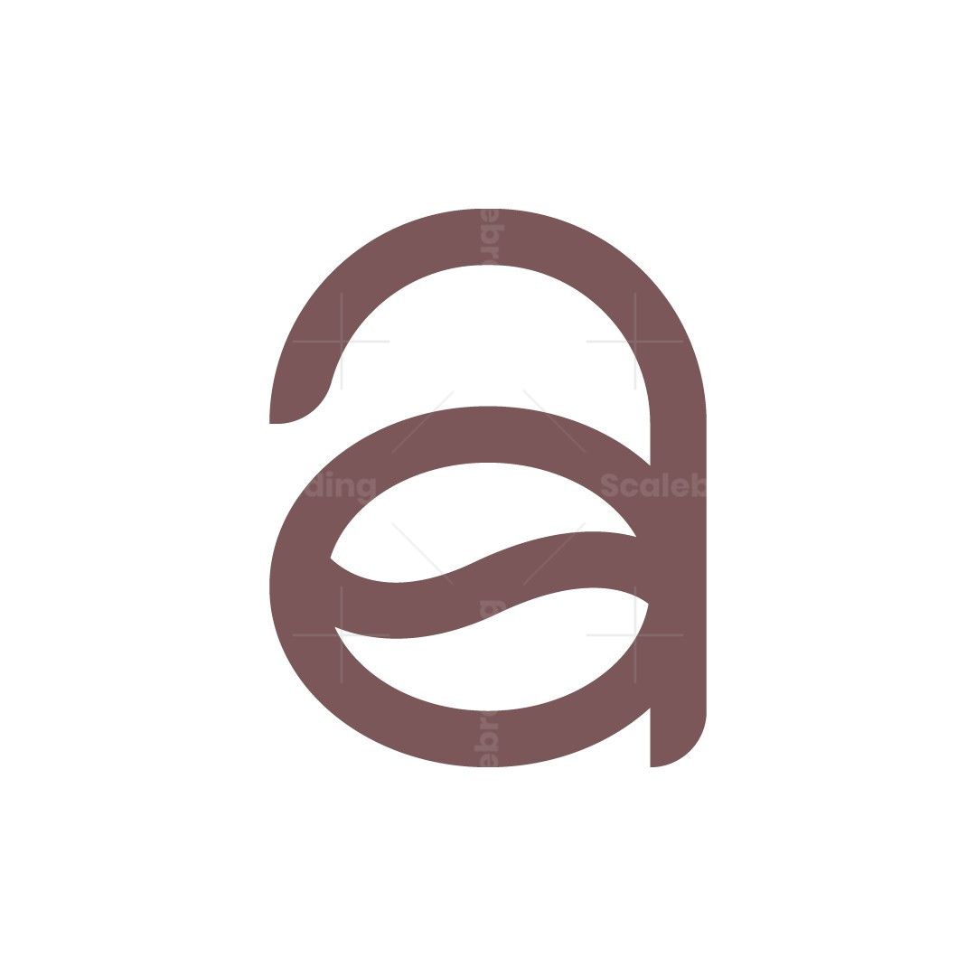 Coffee Bean Letter a Logo | Scalebranding