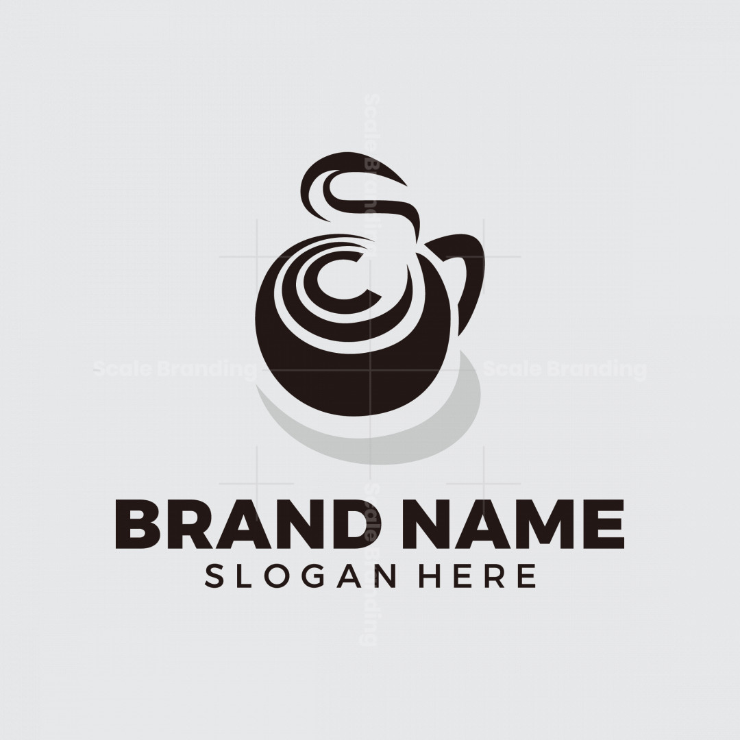 Coffee Letter C logo | Scalebranding