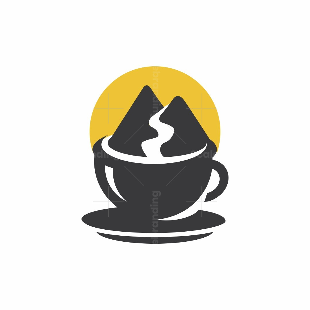 High Mountain Coffee Logos Mountain Coffee Logo