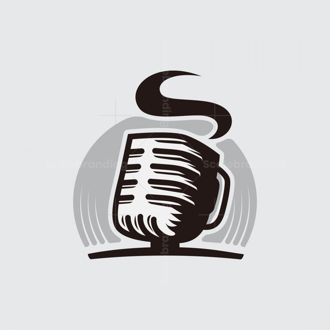 Coffee Podcast logo | Scalebranding