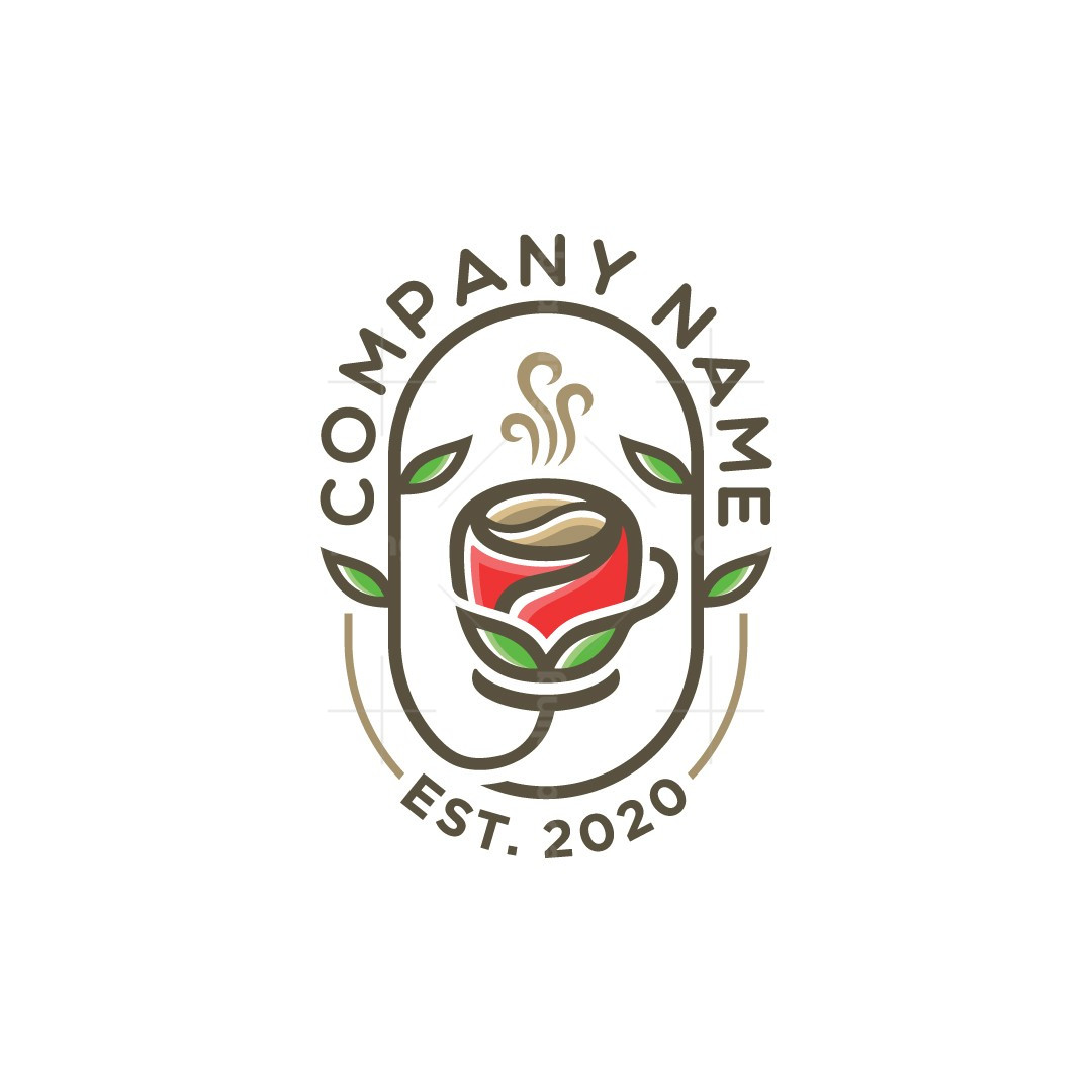 Coffee Rose Logo | Scalebranding