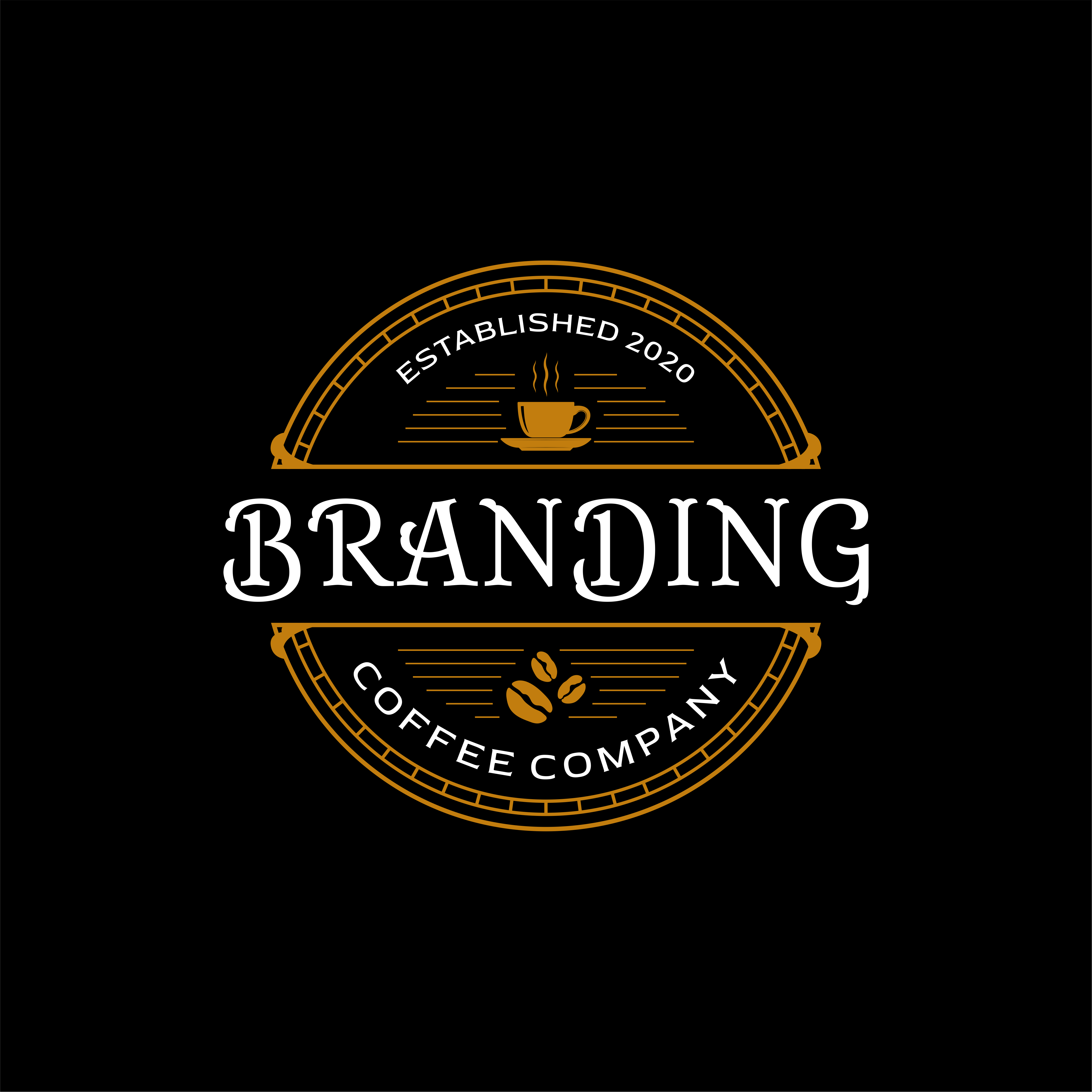 Coffee Vintage Logo Set Of Coffee Logos. Modern Vintage Elements For