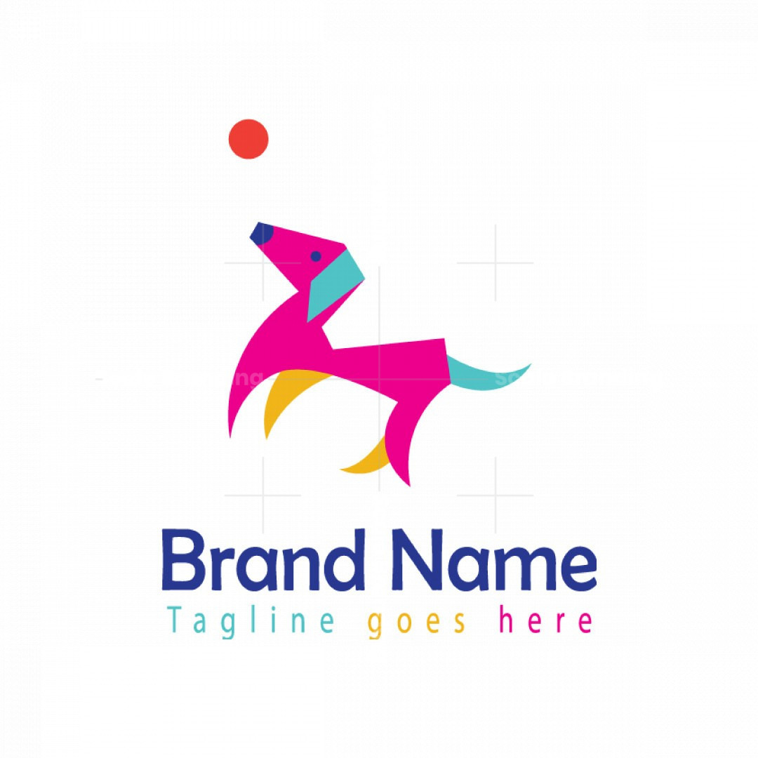 Colourful Dog Logo | Scalebranding