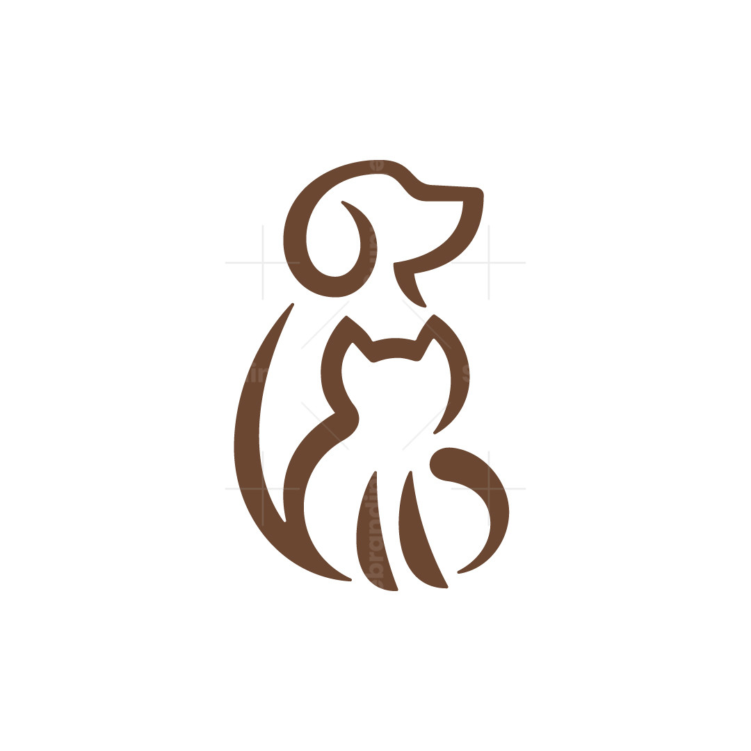 Cat And Dog Logo Exclusive Logo 924201, Cat And Dog Logo