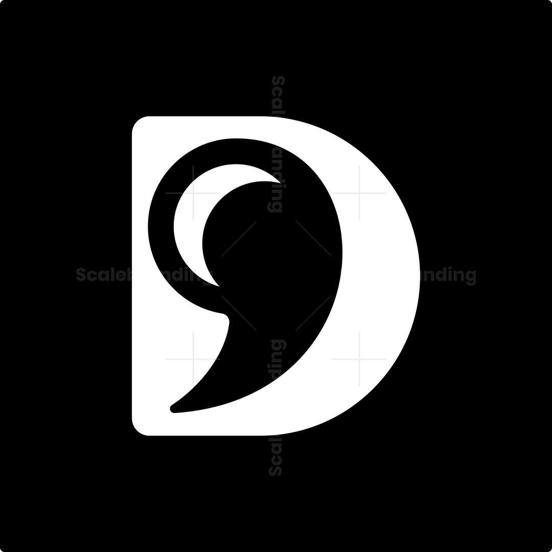 Comma D Letter Logo | Scalebranding