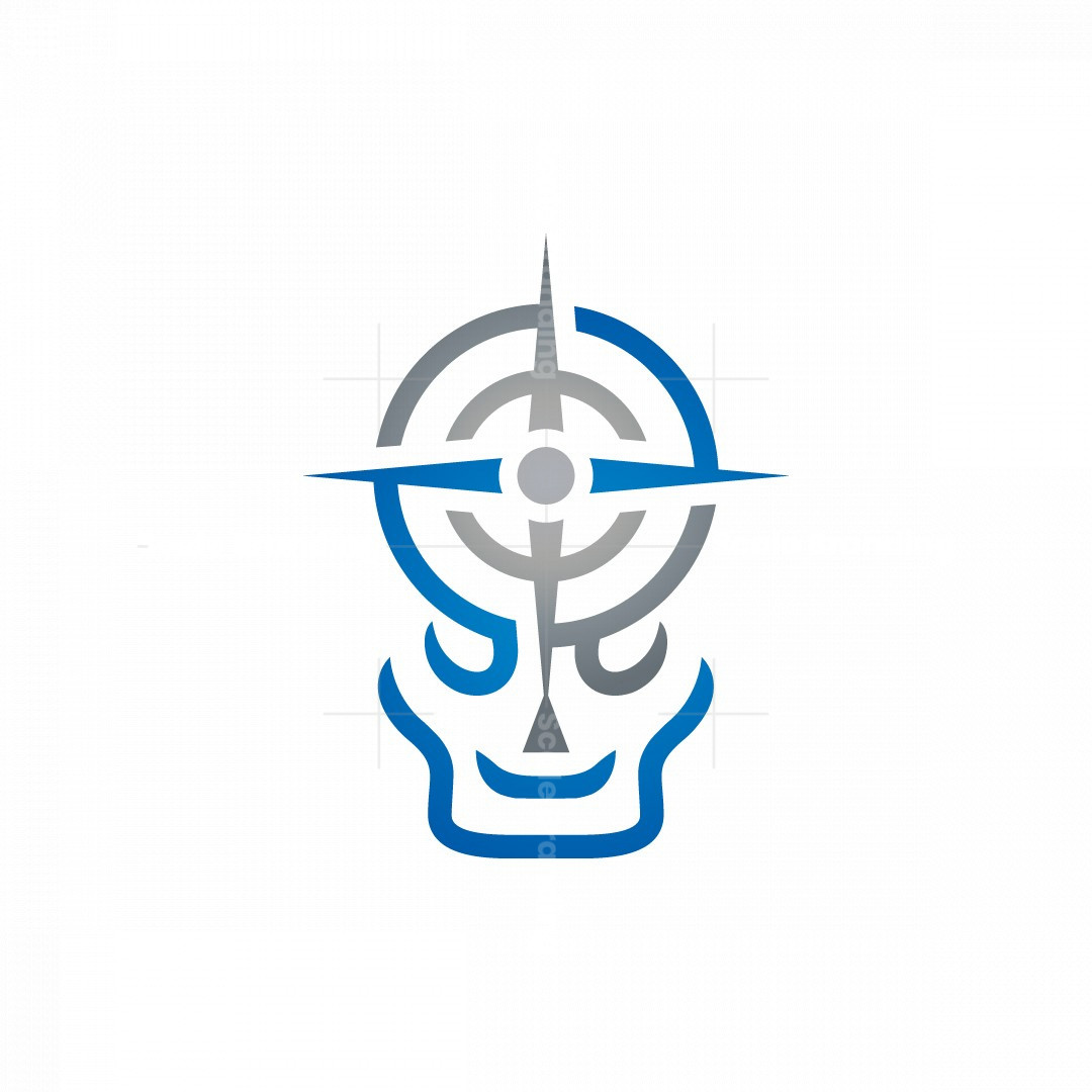 Compass Skull Logo | Scalebranding