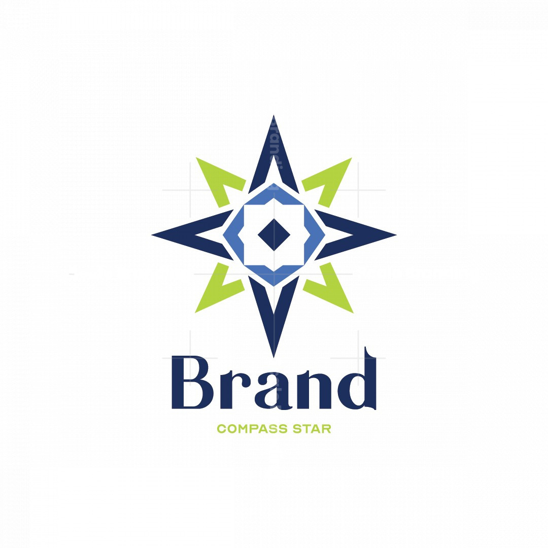 Compass Star Symbol Logo | Scalebranding