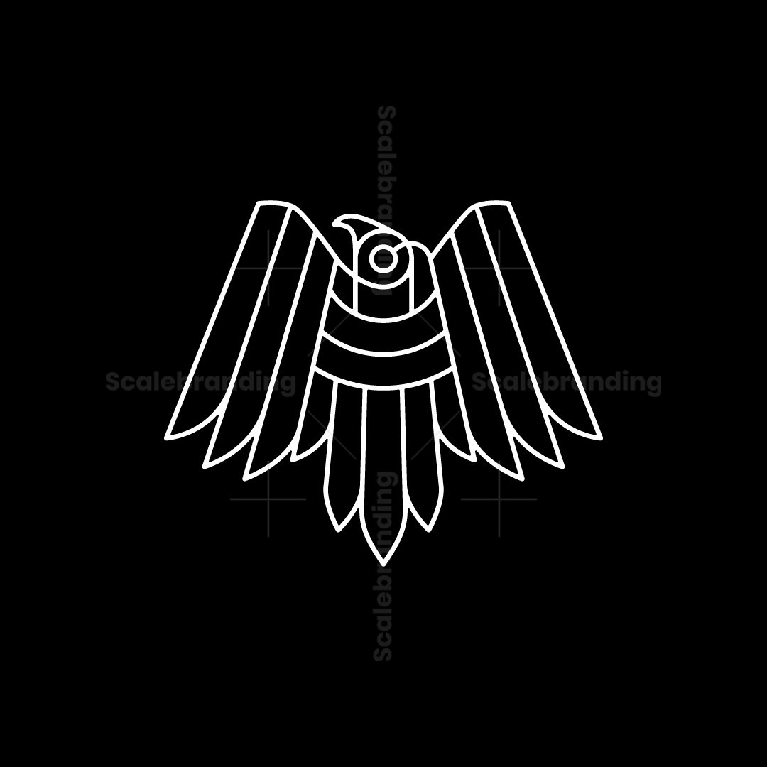 Condor Eagle Bird Monoline Logo | Scalebranding
