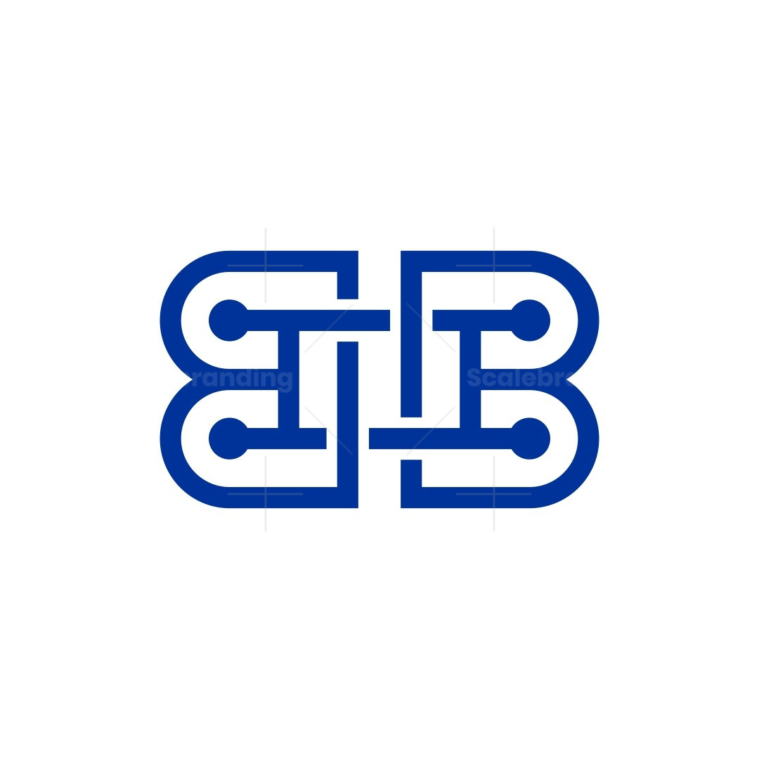 Connected Letter B Logo | Scalebranding