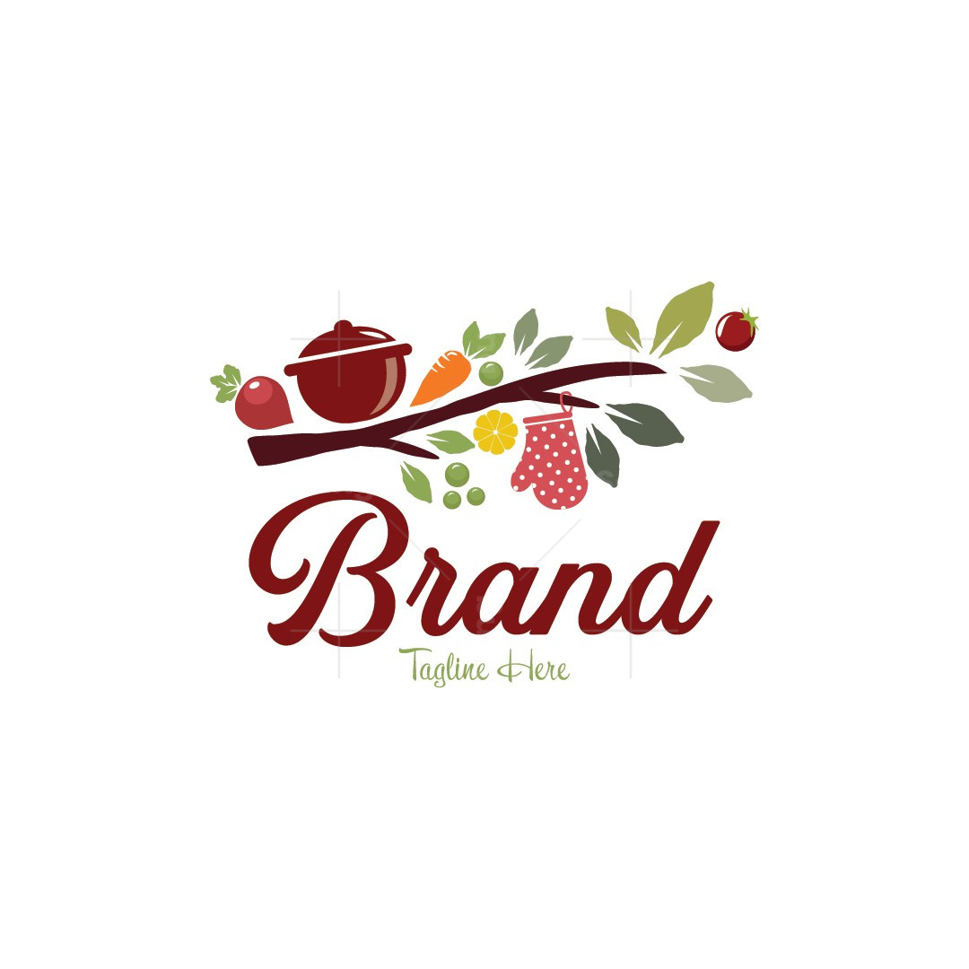 Cooking Branch Floral Logo | Scalebranding
