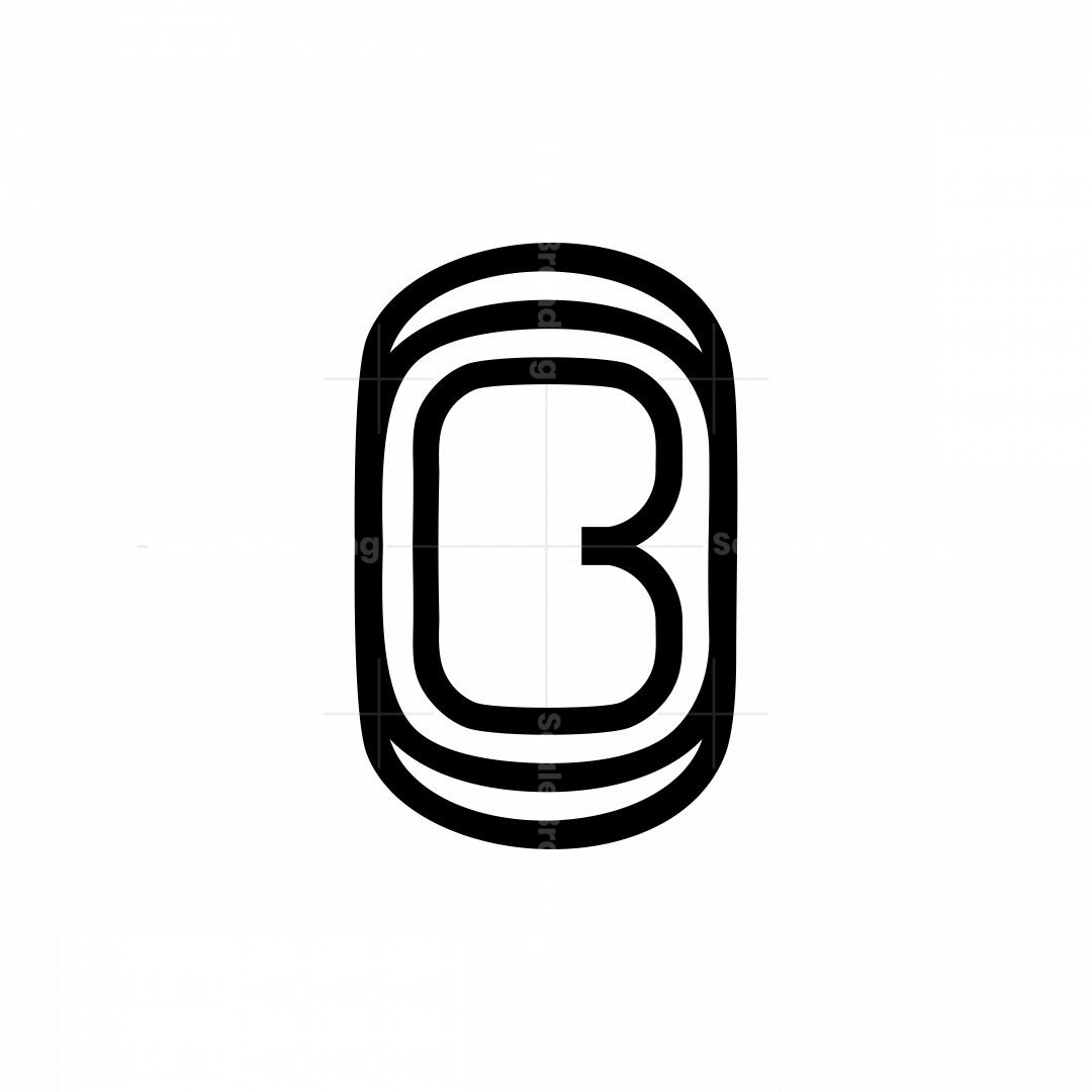 cool letter B or BO initial monogram logo | Scalebranding