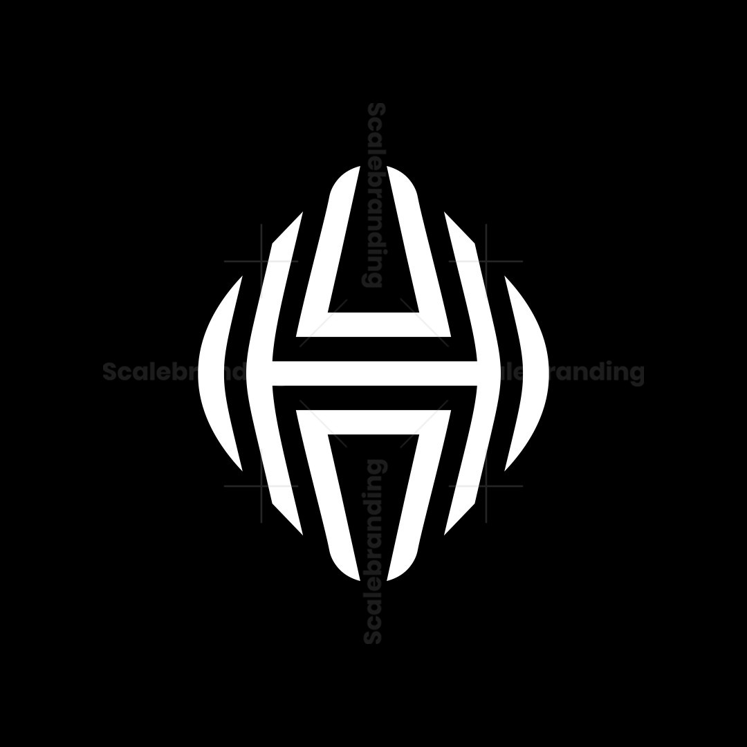 cool letter h logo | Scalebranding