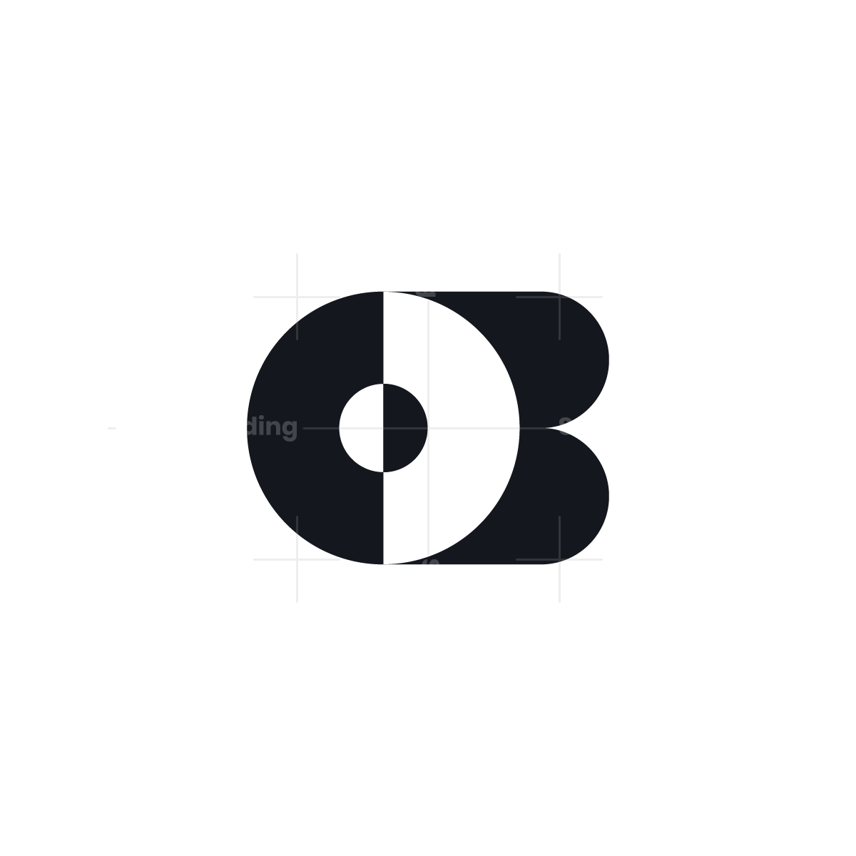 Cool Letter OB Logo | Scalebranding