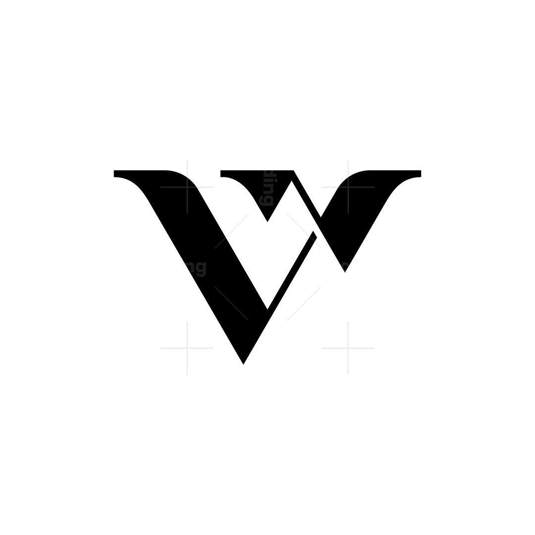 Cool Letter W VW Logo | Scalebranding