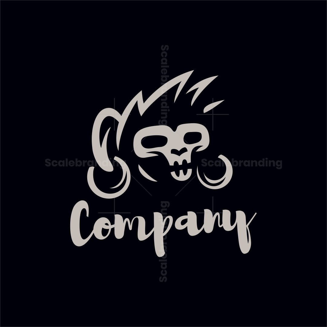 Monkey Skull Logo Monkey Skull Stock Image. Image Of Anatomy, Voodoo,