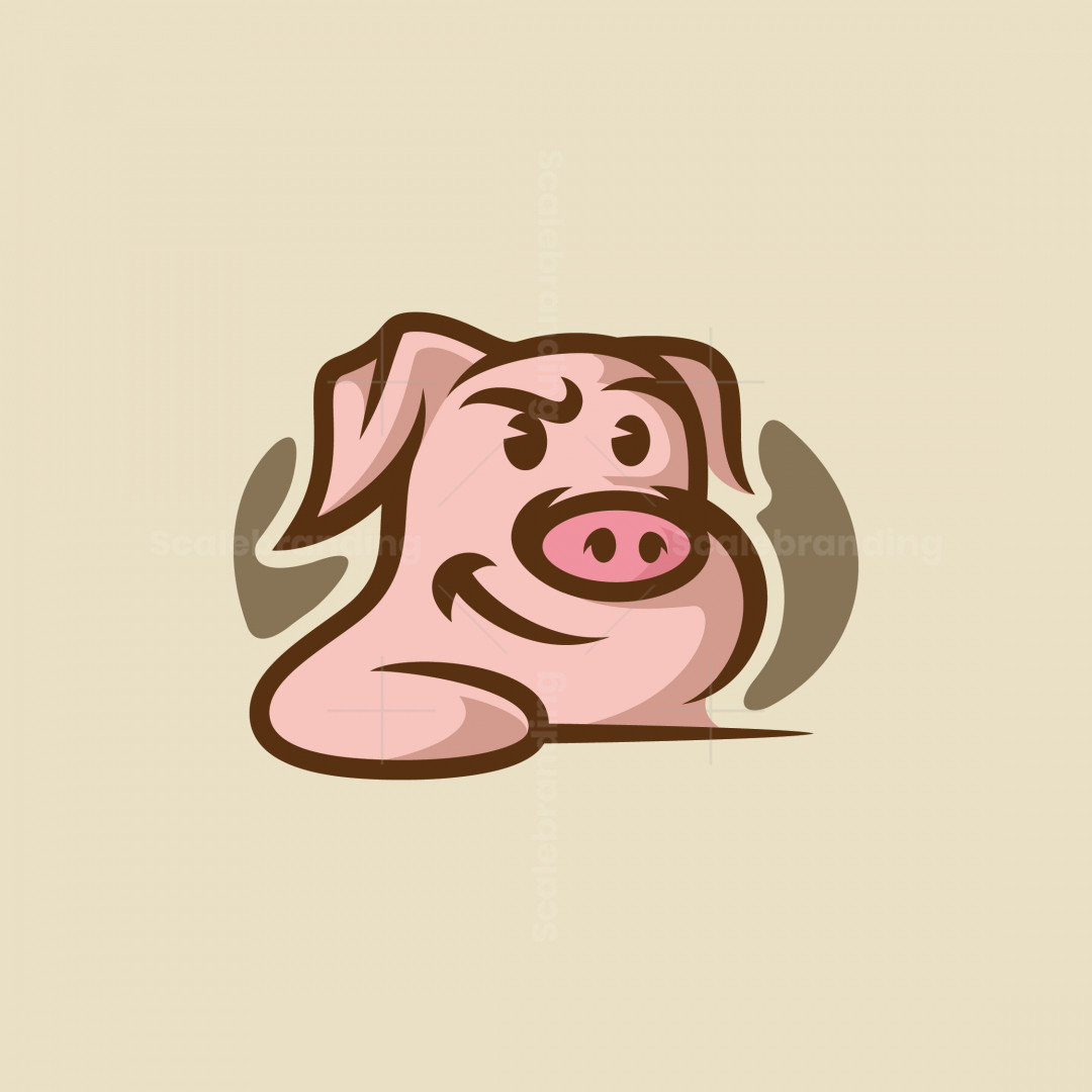 Cool Logos Drawings Pig Pig Head Logo Simple Pig Logo