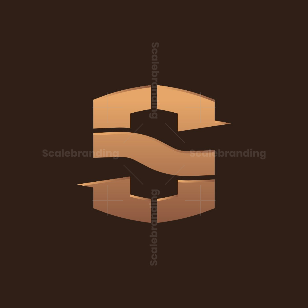 Copper Letter S Logo | Scalebranding