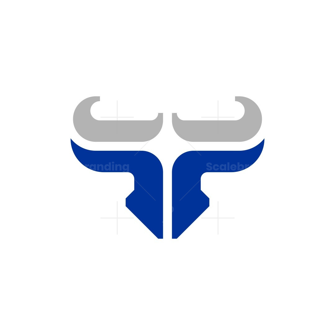 Corporate Bull T Letter Logo | Scalebranding