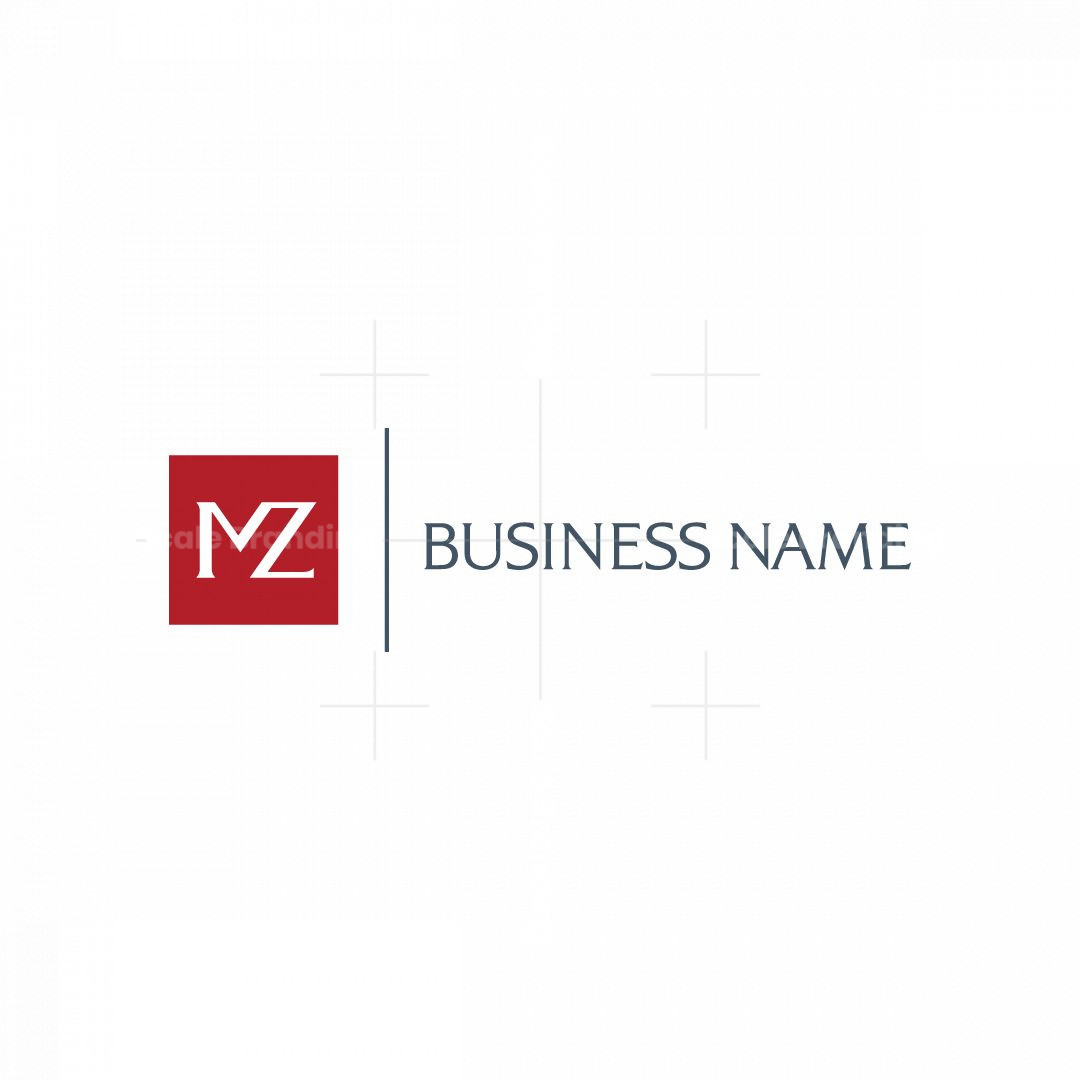 Corporate Letter MZ Logo | Scalebranding