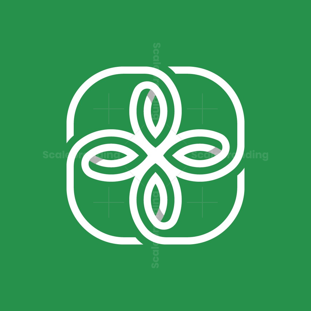 Corporate Square Flower Logo | Scalebranding