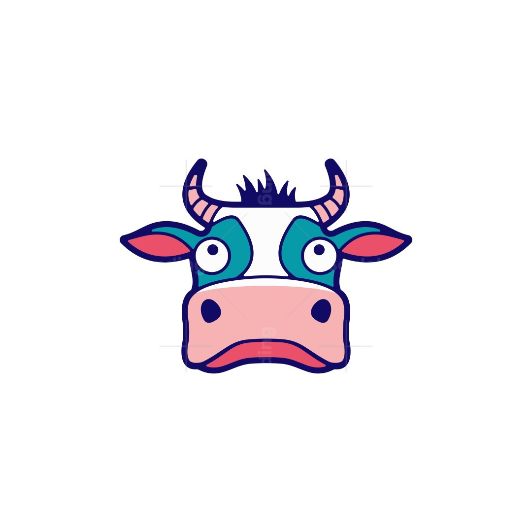Playful and Colorful Cow Logo | Scalebranding
