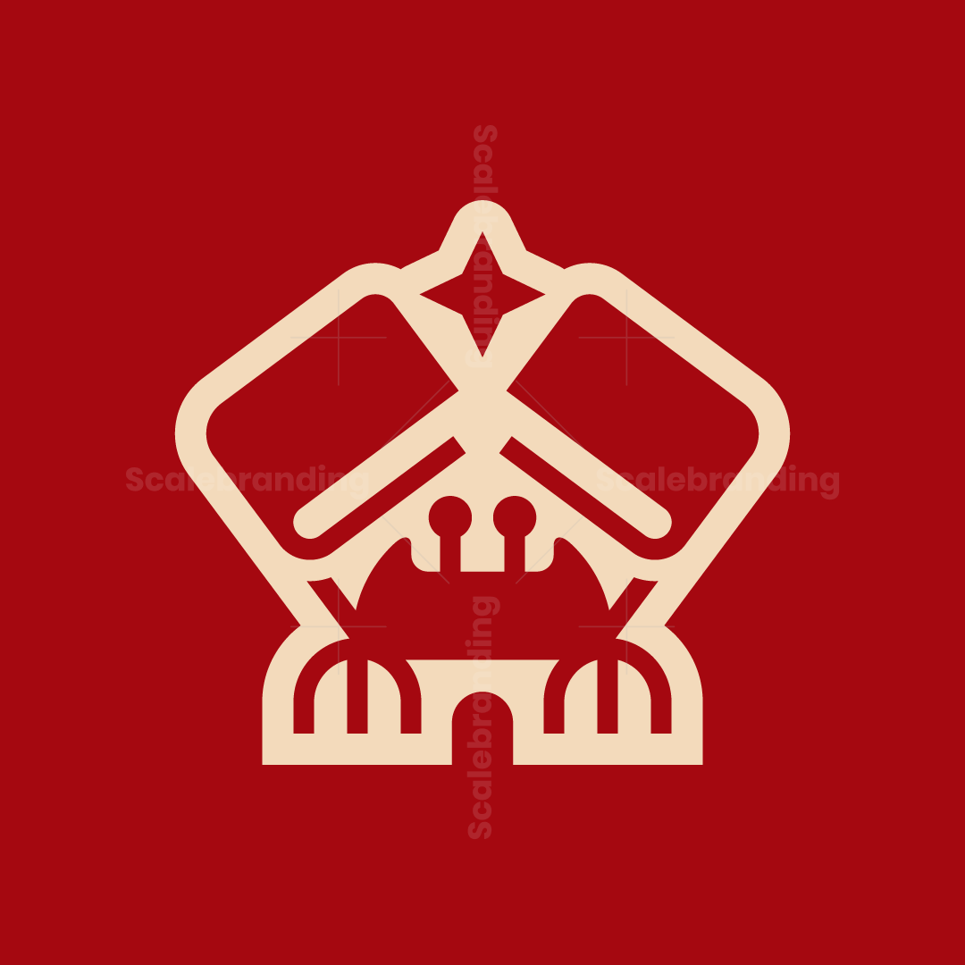 Book Shaped Crab Claws logo | Scalebranding