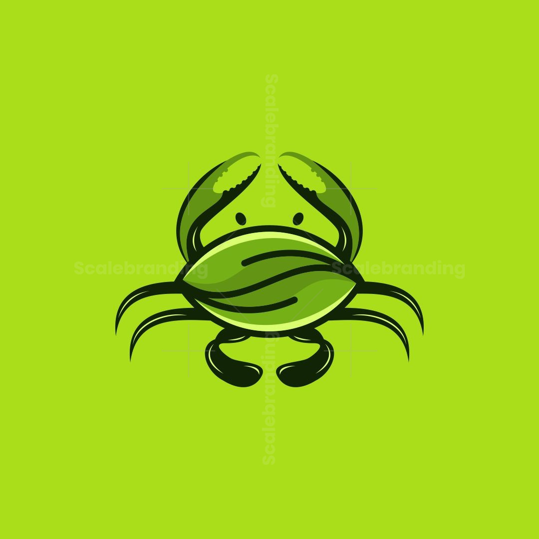 Crab Leaf Ecology Logo | Scalebranding