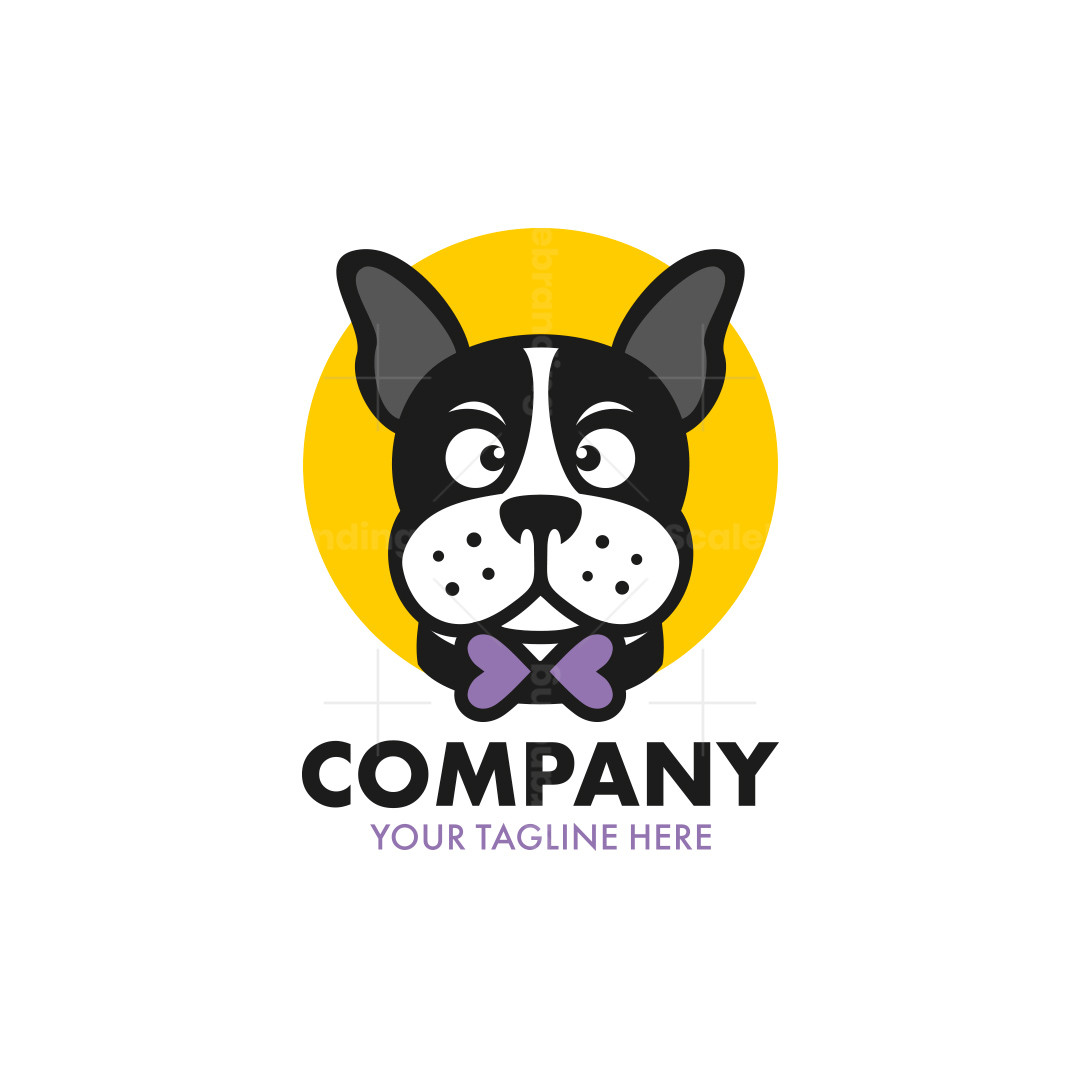 Iconic Crazy French Bulldog Logo | Scalebranding
