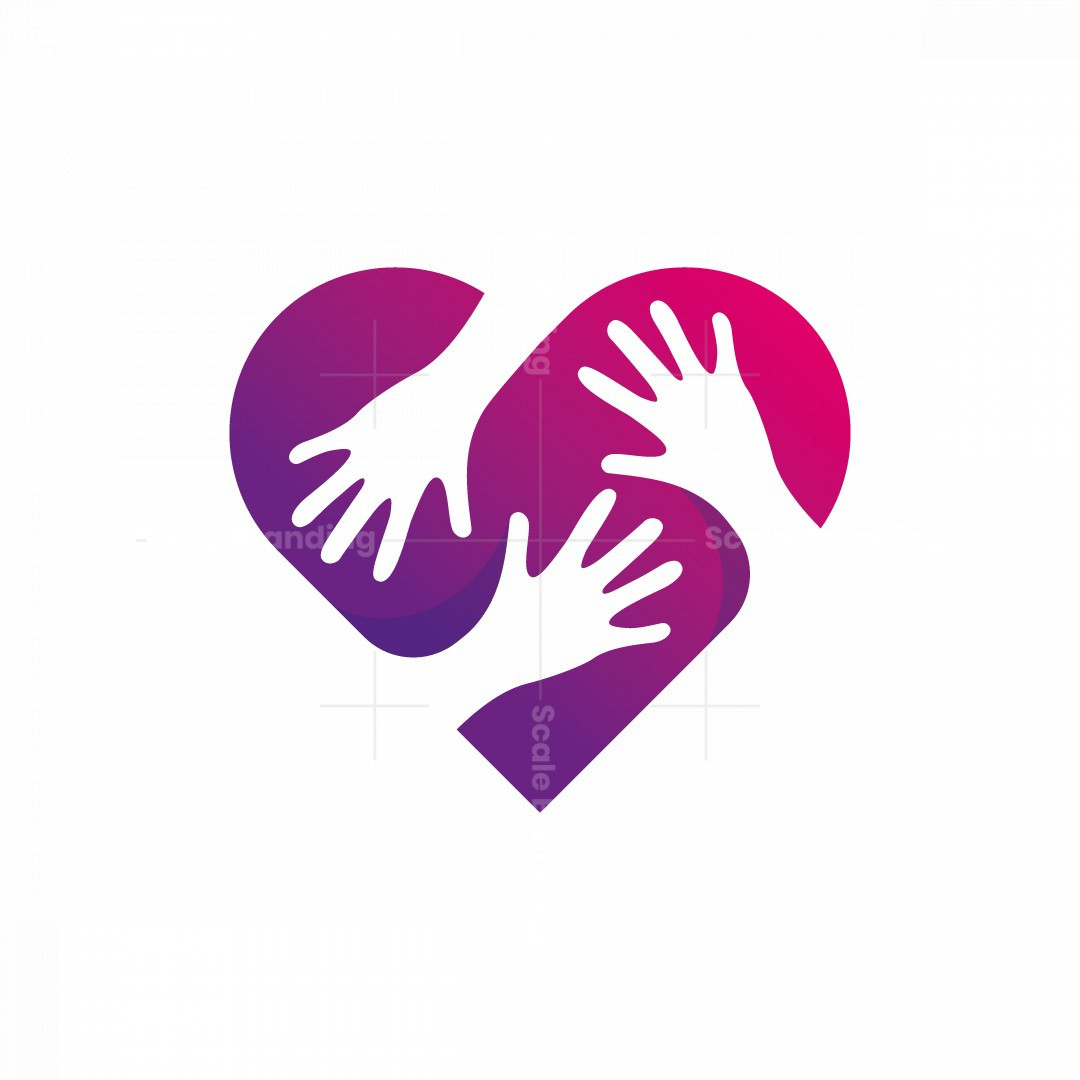 Creative Hand Heart Logo | Scalebranding