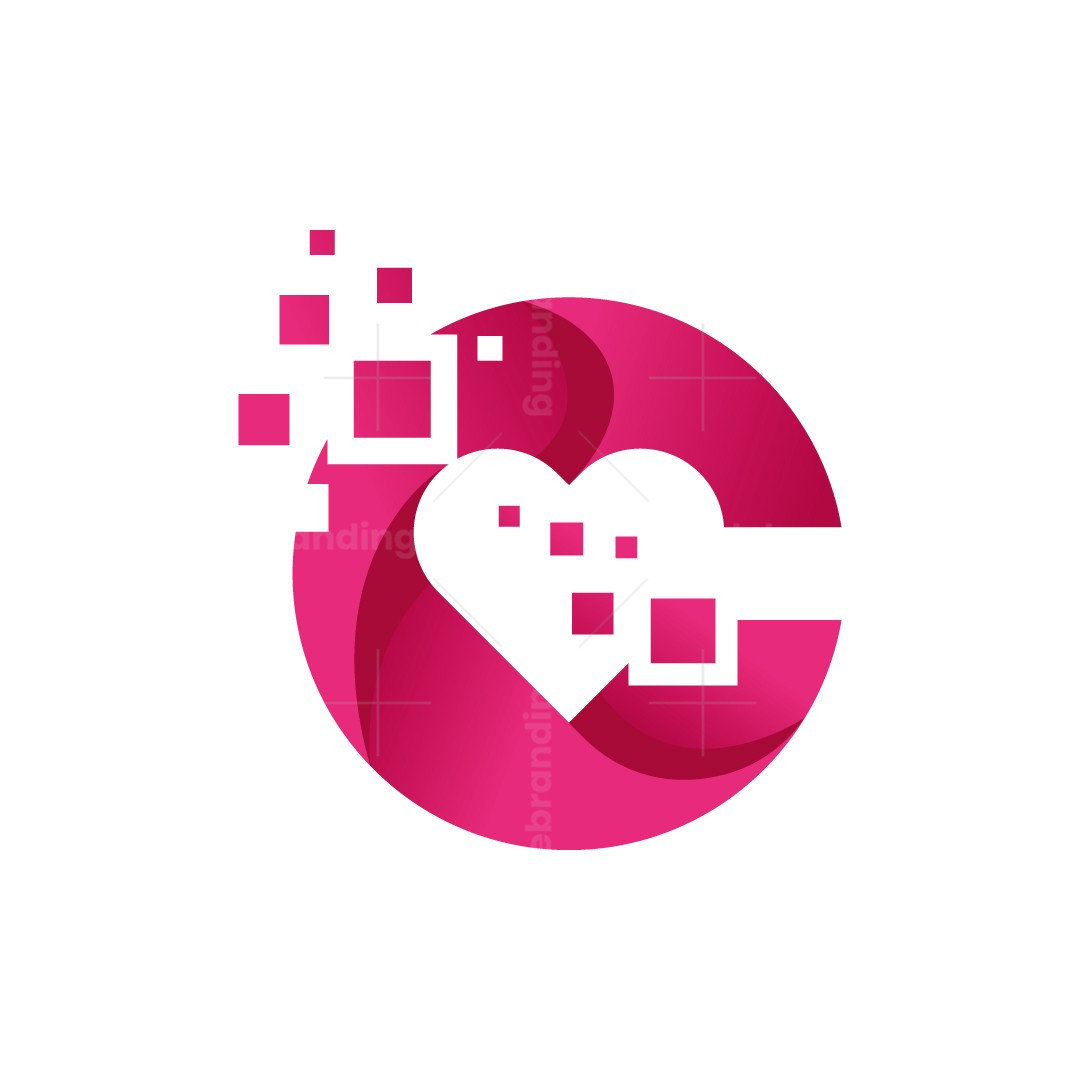 Creative Heart C Letter Logo | Scalebranding