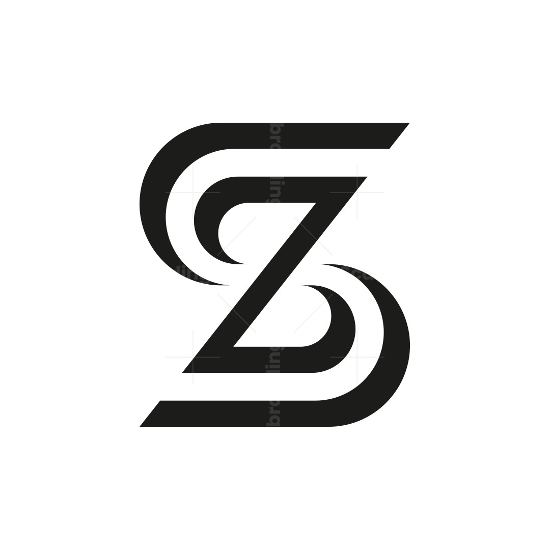 Creative SZ Letters Monogram Logo | Scalebranding