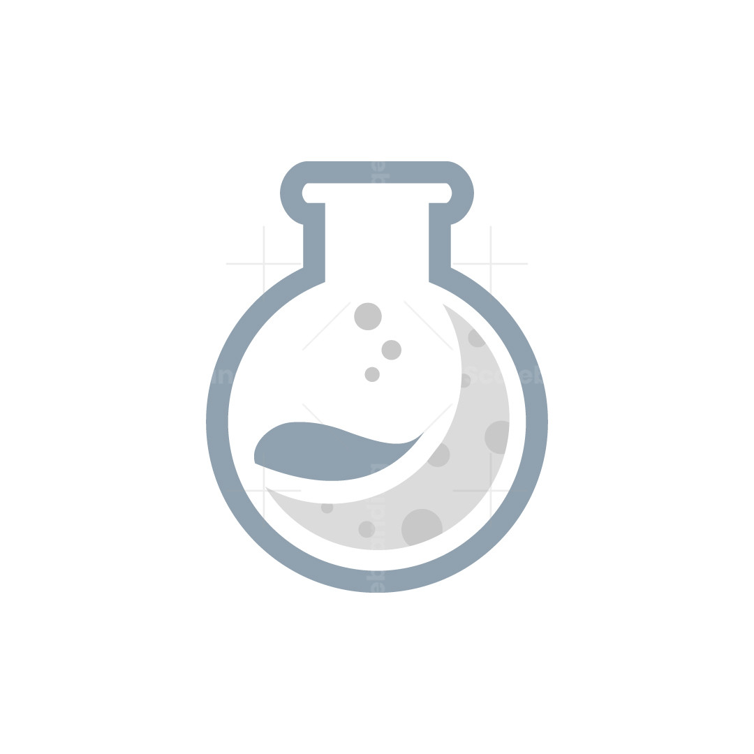 Crescent Moon Lab Logo | Scalebranding