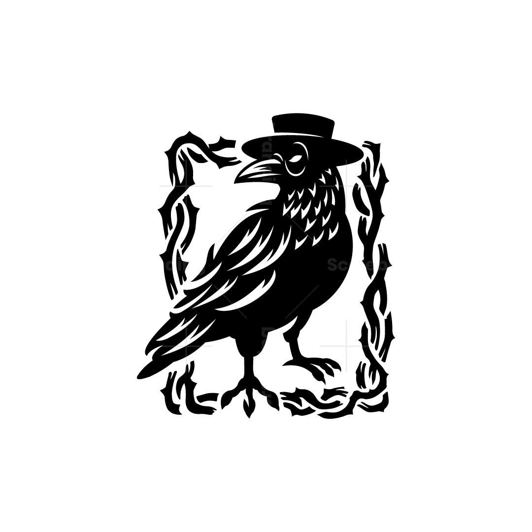 Crow in the Hat Logo | Scalebranding