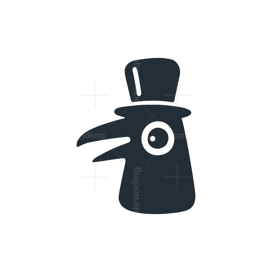 Crow Top Hat Logo | Scalebranding