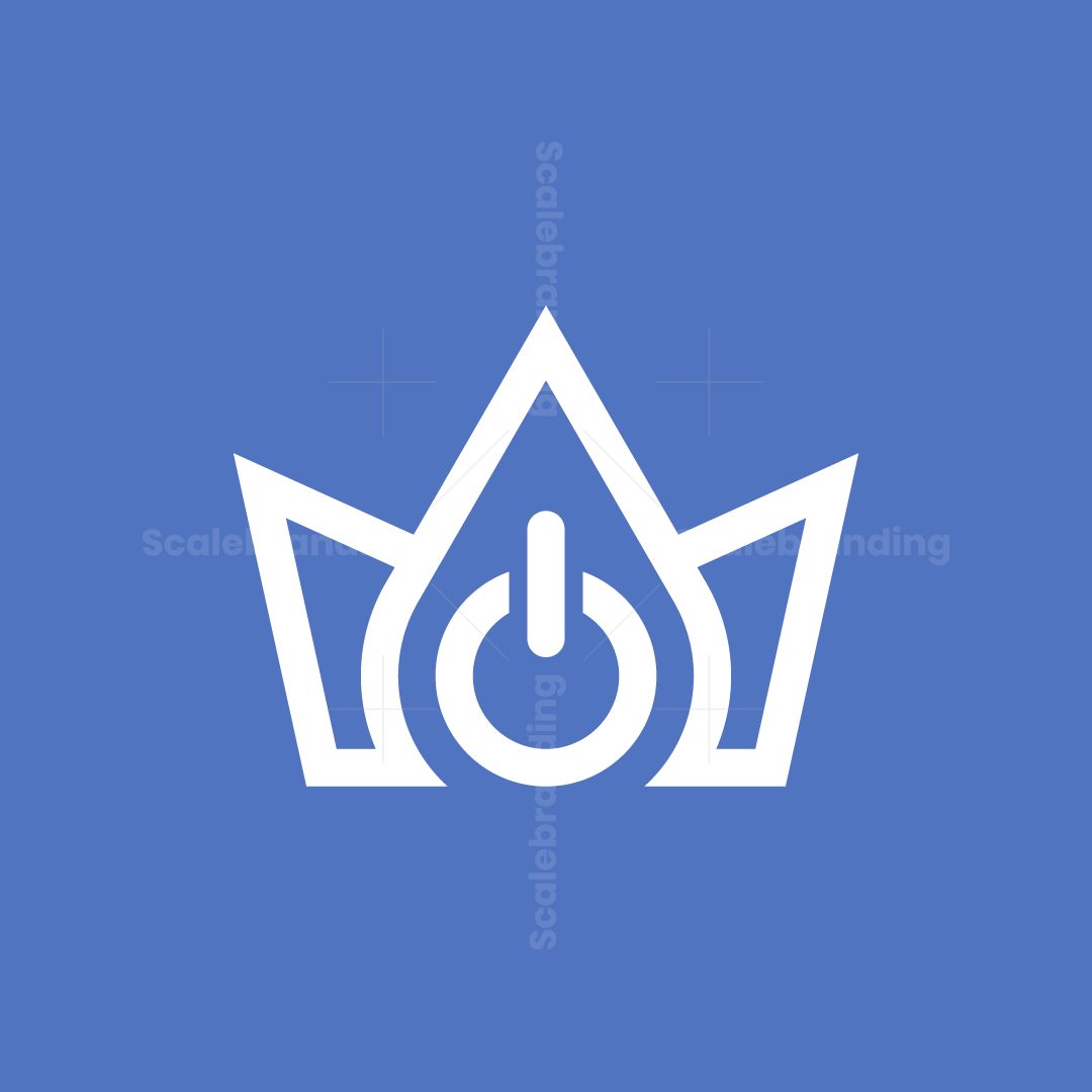 Crown Power Simple Modern Logo | Scalebranding