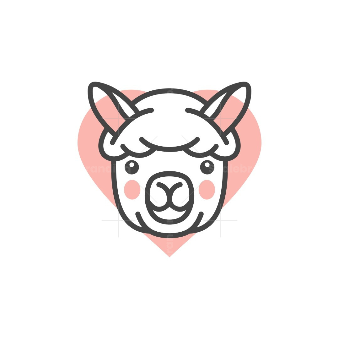 Cute Alpaca Logo | Scalebranding