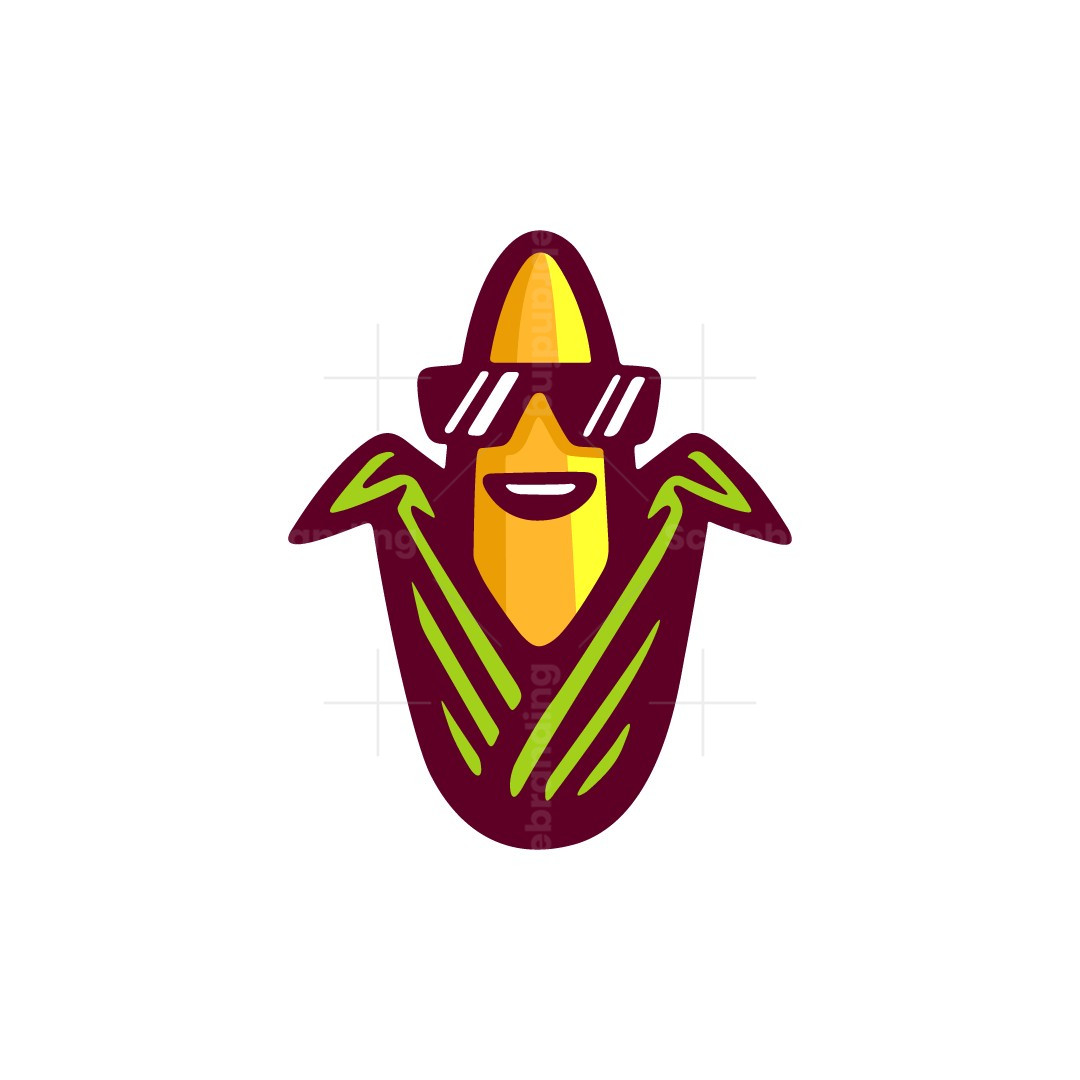 Cute Corn Fellow Logo | Scalebranding
