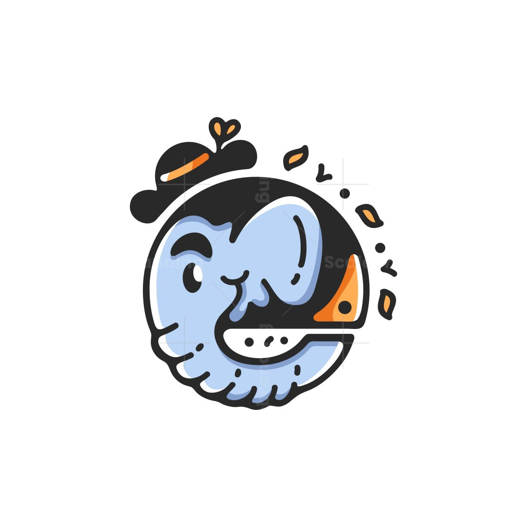 Cute Elephant E Logo | Scalebranding