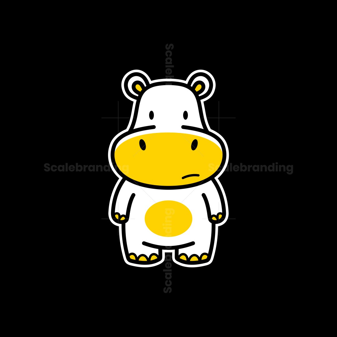 Cute and Friendly Hippo Logo Design | Scalebranding