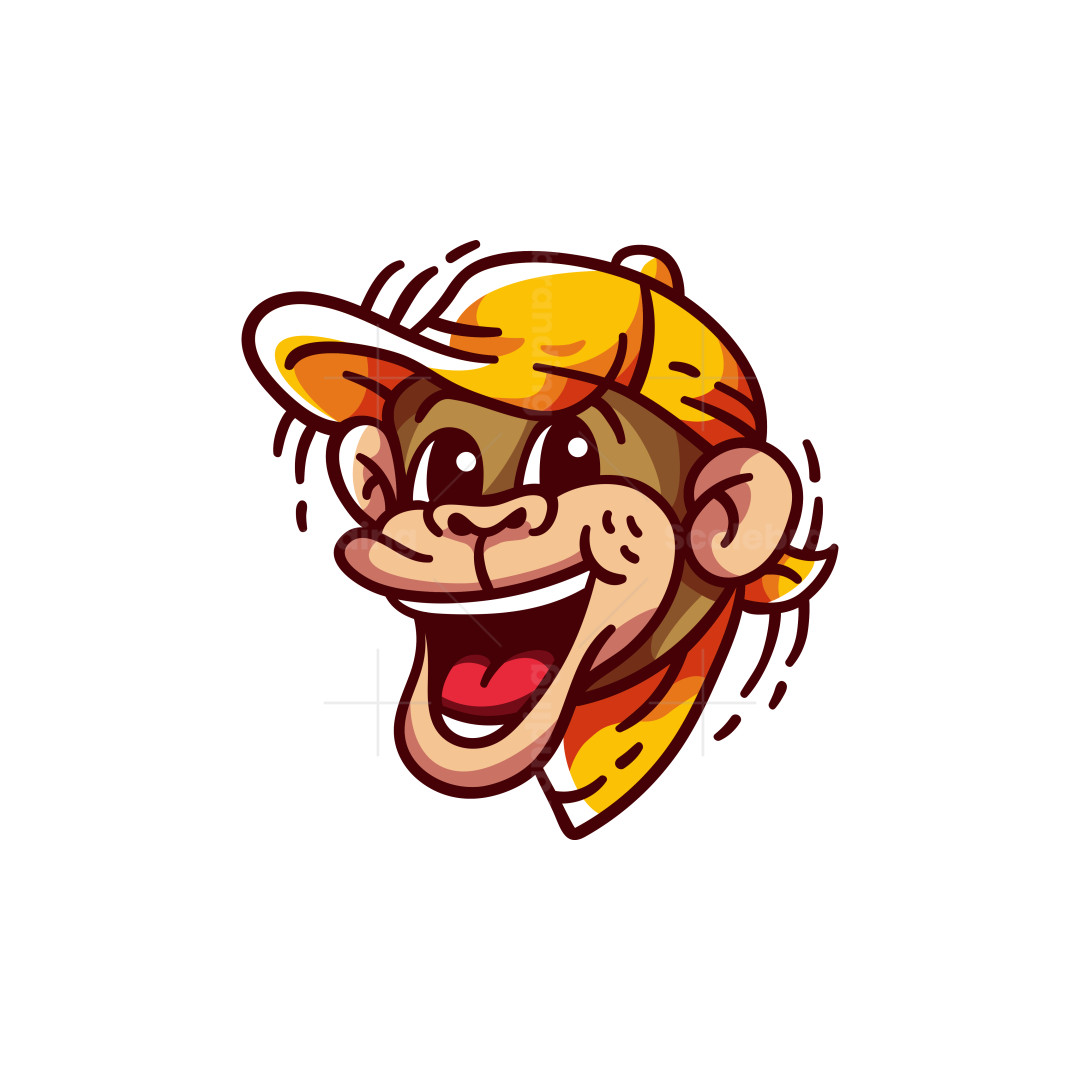 Cute Fun Monkey Logo | Scalebranding